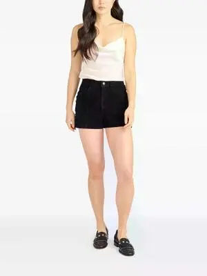 Cinq À Sept Shannon Studded Suede Shorts