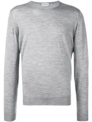 John Smedley Crew Neck Jumper - Grey