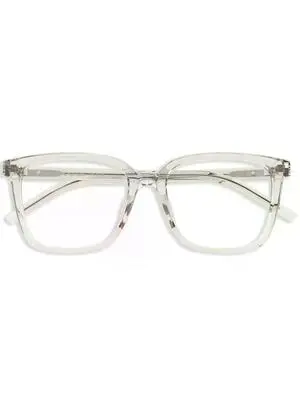 Saint Laurent Square-frame Eyeglasses - Neutrals