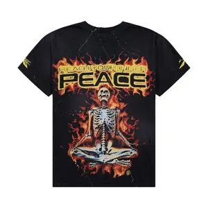 HELLSTAR Inner Peace Skeleton T-shirt