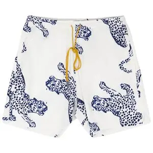 Rhude Printed Shorts - White