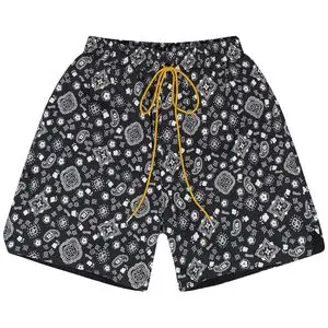 Rhude Printed Bandana Shorts