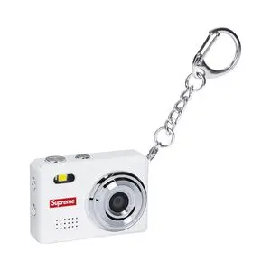 Supreme Digital Camera Keychain - White