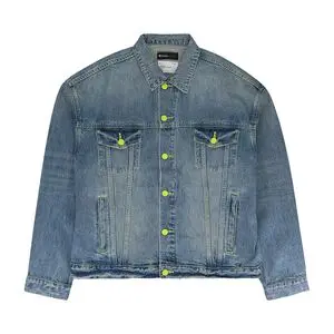 PURPLE BRAND Vintage Washed Denim Jacket - Blue