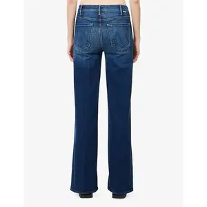 MOTHER The Hustler Roller Sneak Flared Jeans - Troublemaker