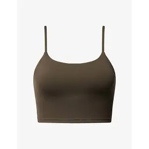 ADANOLA Ultimate Padded Stretch-jersey Bralette - Fern Green
