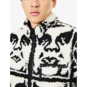 Obey Repeated Icon Sherpa Jacket
