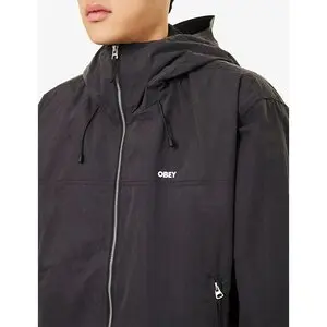 Obey Vista Hooded Cotton-blend Jacket