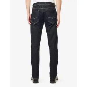 REPLAY Grover Straight-fit Stretch-denim Jeans