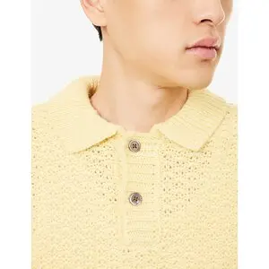 Obey Loreto Knitted Wool-blend Polo Jumper