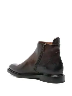 SILVANO SASSETTI Leather Ankle Boots