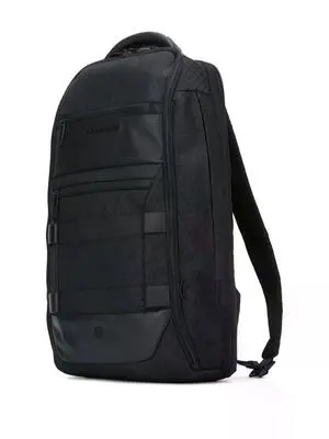 PIQUADRO Logo-plaque Backpack - Black