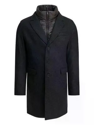 Herno Button Herringbone Coat