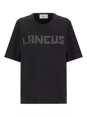LANEUS Studded Jersey T-shirt
