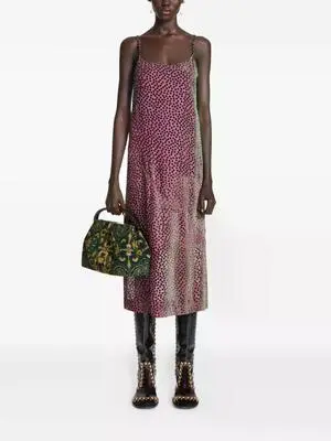 Dries Van Noten Polka-dot Midi Dress
