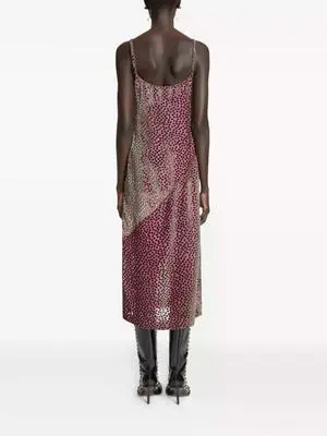 Dries Van Noten Polka-dot Midi Dress
