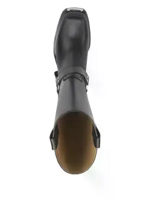 POTAMY Leather Cowboy Boots