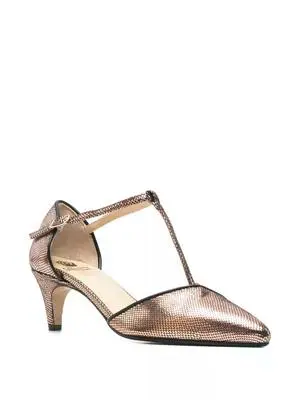L ARIANNA Leather Heeled Pumps