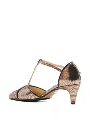 L ARIANNA Leather Heeled Pumps