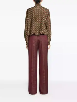 Dries Van Noten Printed Wrap Shirt