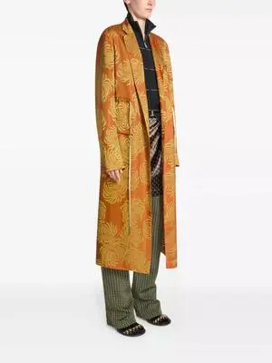 Dries Van Noten Flora-jacquard Coat