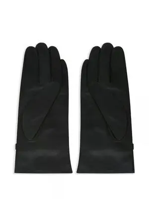 POTAMY Horsebit Leather Gloves