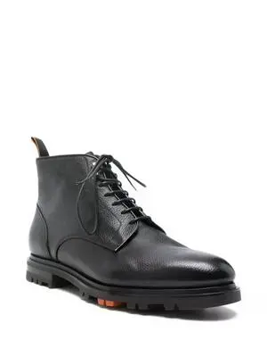 Santoni Logan Lace-up Boots