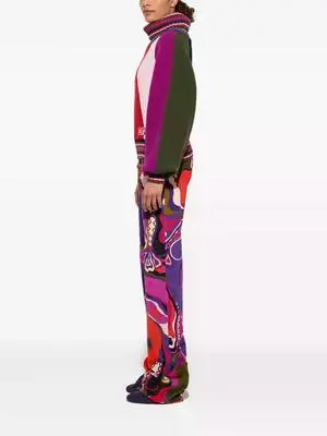 Emilio Pucci Colour-block Roll-neck Sweater