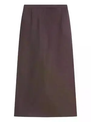 Dries Van Noten Tailored A-line Midi Skirt