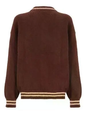 LANEUS Knitted Bomber Jacket