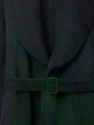 Burberry Shawl-collar Wool-blend Coat
