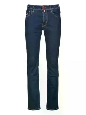 Jacob Cohen Contrast Stitching Jeans For Men