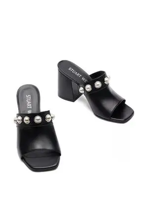STUART WEITZMAN 85mm Portia Pearl-embellished Sandals