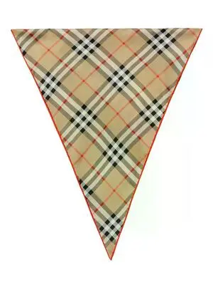 Burberry Check Scarf - Neutrals