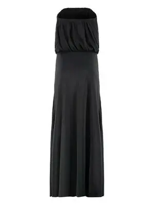 MARINELLA PICCINNO Silvia Gathered Long Dress