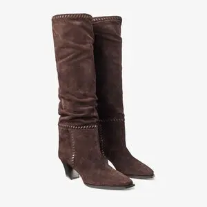 JIMMY CHOO Hart Stitch Knee-high Boots