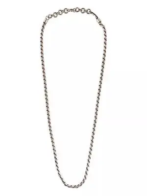Dries Van Noten Rope-chain Necklace - Silver