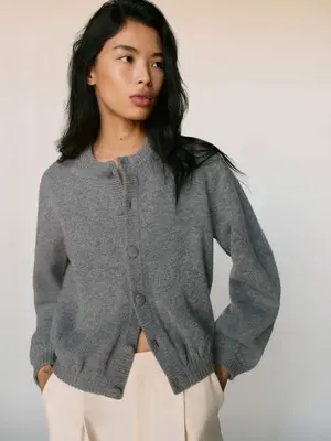 Reformation Relaxed Fit Crew Neck Cardigans