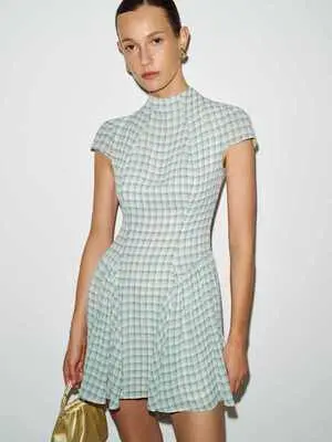 REFORMATION Maven Mini Dress - Blue
