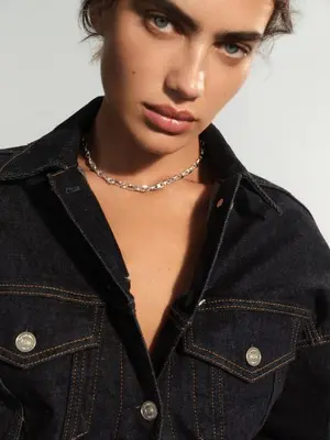 REFORMATION Mini Coco Necklace - Silver