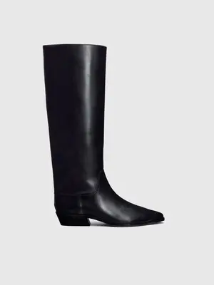 REFORMATION Dominique Knee Boot - Black