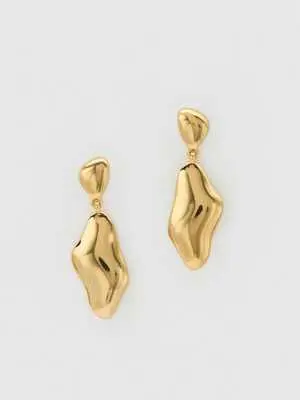 REFORMATION Carmel Drop Earrings - Gold