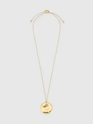 REFORMATION Estelle Necklace Gold Ivory