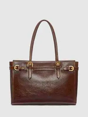 REFORMATION Beatrice Tote Bag - Brown