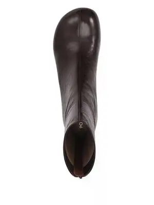 POTAMY 65mm Leather Ankle Boots