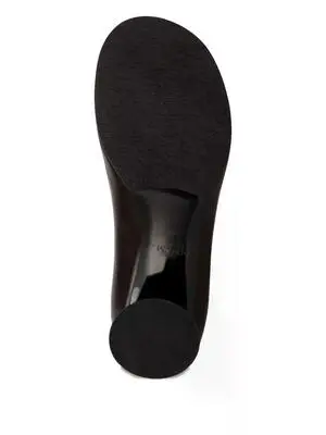 POTAMY 65mm Leather Ankle Boots