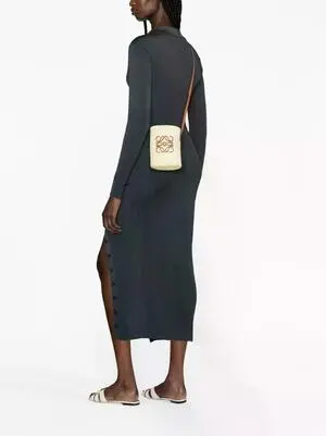 Loewe Anagram Raffia Crossbody Bag