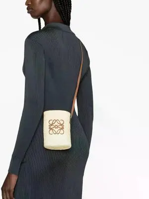 Loewe Anagram Raffia Crossbody Bag