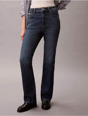 Calvin Klein Skinny Bootcut Jeans - Midtown Blue