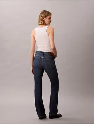 Calvin Klein Skinny Bootcut Jeans - Midtown Blue